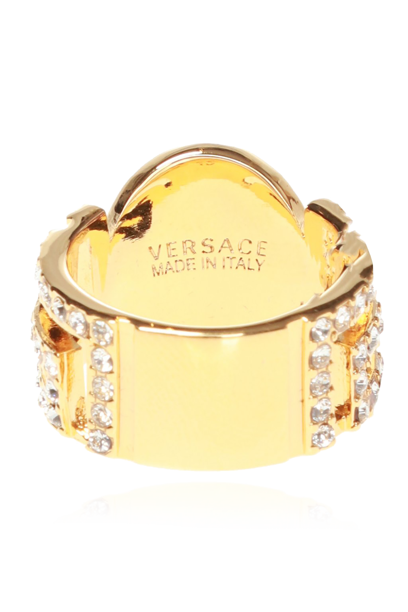 Gold Medusa head ring Versace Vitkac Germany